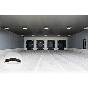 Lithonia Lighting CNY LED ALO SWW2 UVOLT PE PIR DDB M2 Outdoor LED Canopy Light with Adjustable Lumen Output, Switchable Color Temperature 3000K/4000K/5000K, Photocell, and Motion Sensor, Dark Bronze