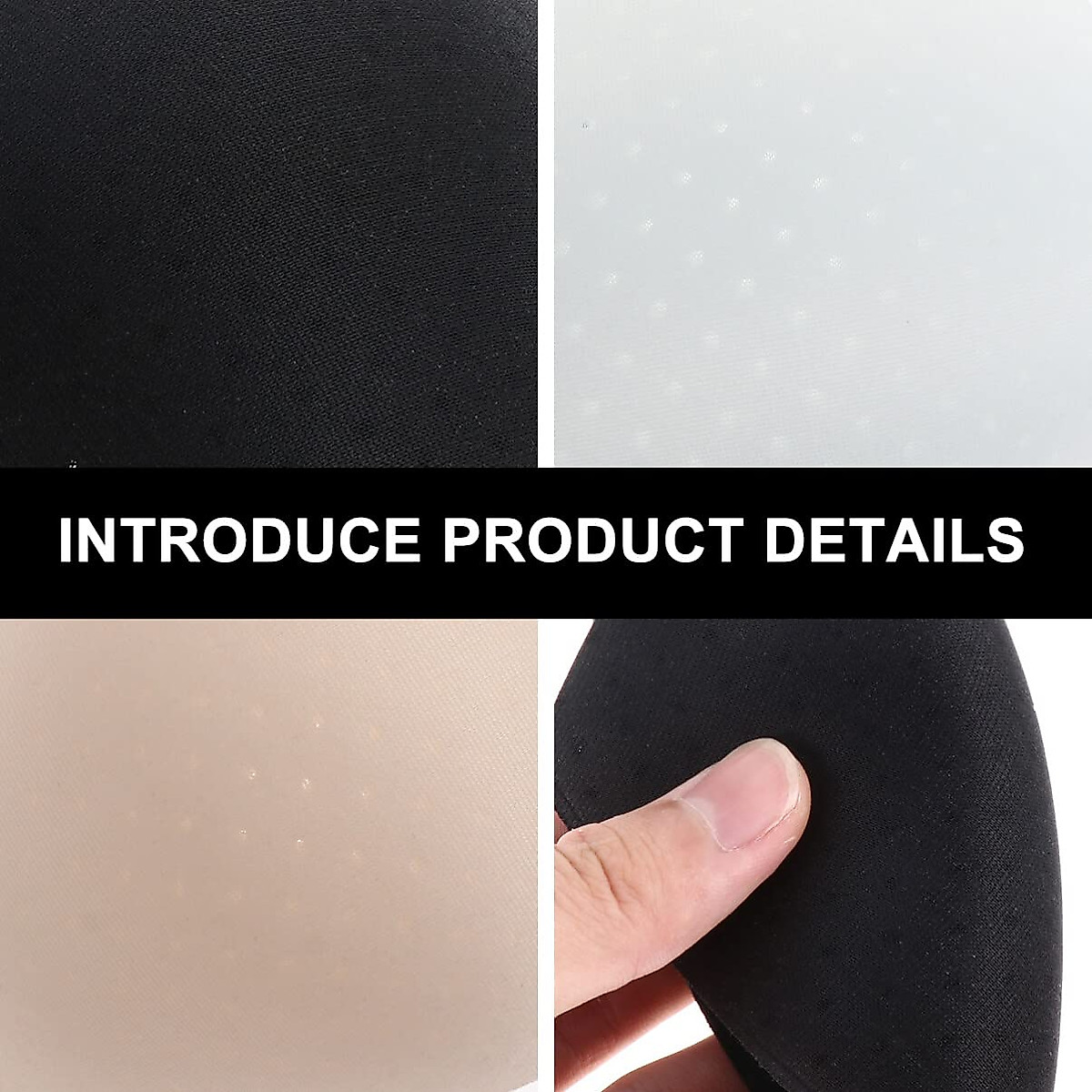 TENDYCOCO Bra Pads Inserts 3Pairs Size L, Women Removable Bra Cups Inserts Sports