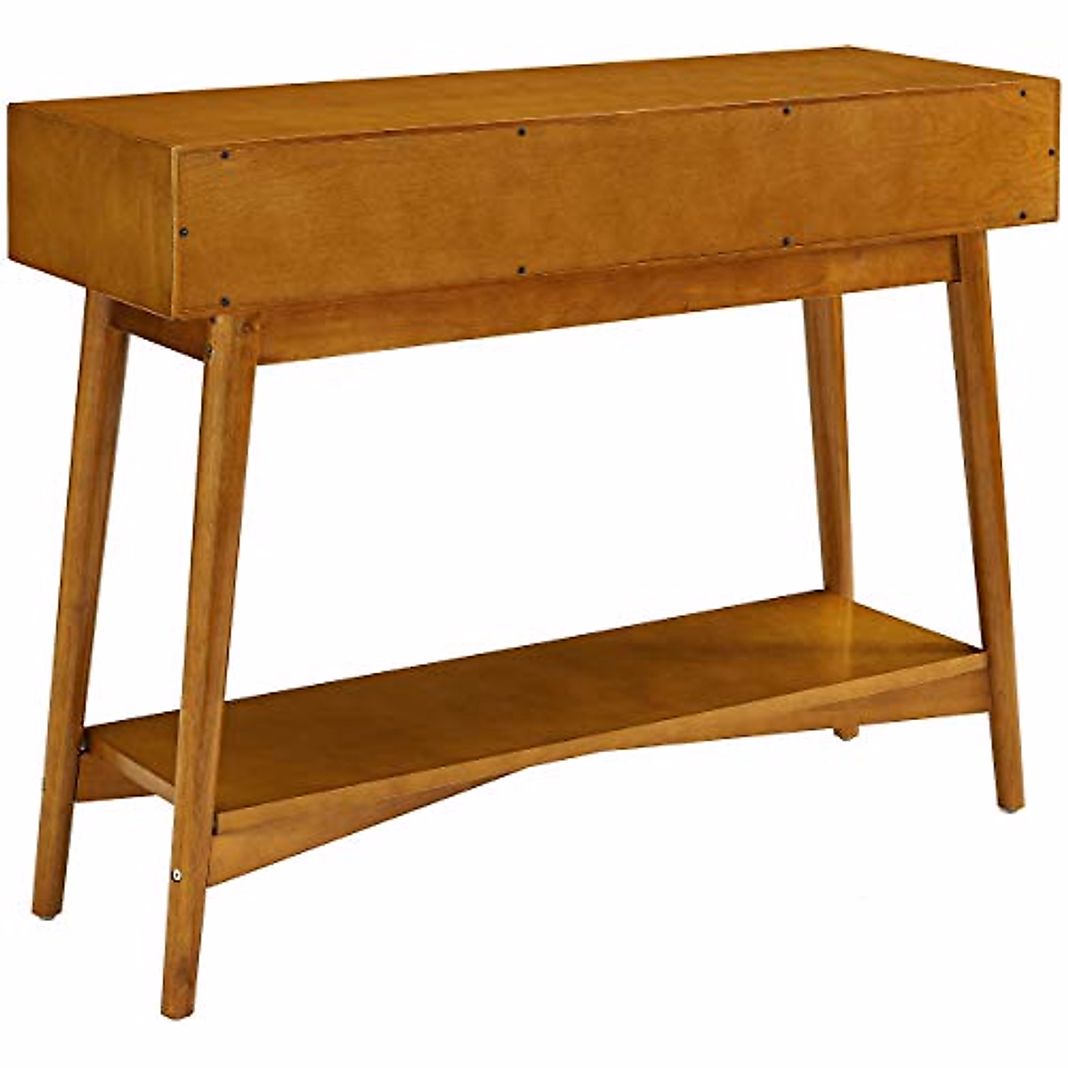 Crosley Furniture Landon Sofa Console Table with Drawers and Shelf for Hall, Entryway, or Living Room, Acorn