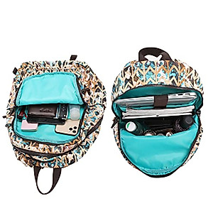 Montana West Western Backpack Purse for Women Waterproof Rucksack Casual Daypack for Laptop Travel MWB-1004-KH