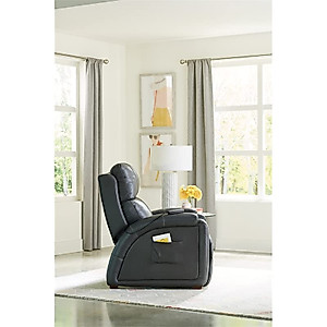 Catnapper Decompress Power Zero Gravity Recliner in Gray Leather