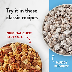 Rice Chex Gluten Free Breakfast Cereal, Made with Whole Grain, Family Size, 18 oz