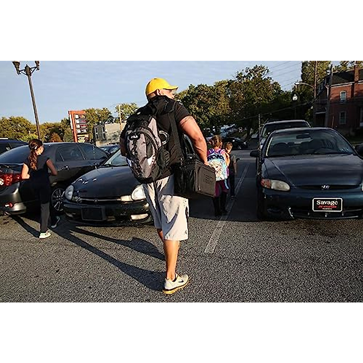Isolator Fitness 6 Meal ISOCUBE Meal Prep Management Insulated Lunch Bag Cooler with 12 Stackable Meal Prep Containers, 3 ISOBRICKS, and Shoulder Strap - MADE IN USA (Blackout)