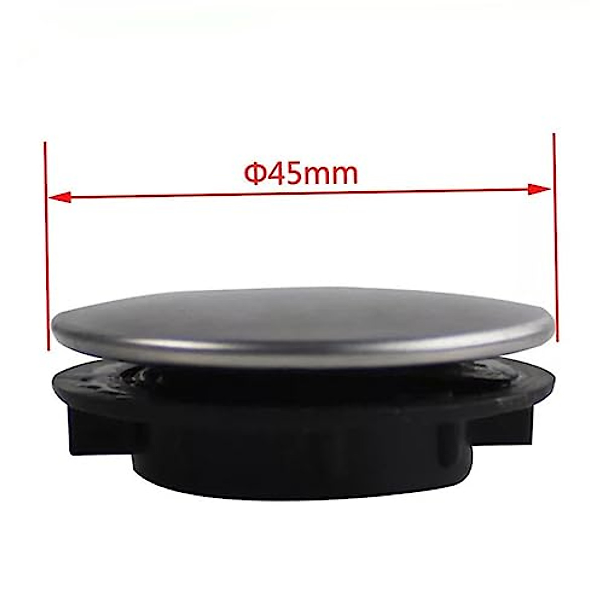 HEMOTON 6 Pcs Tub Stopper Cover Plate Sink Tap Hole Sink Overflow Stopper Plate Stopper Cover Sink Kitchen Drains Strainers Sink Tap Round Bathtub