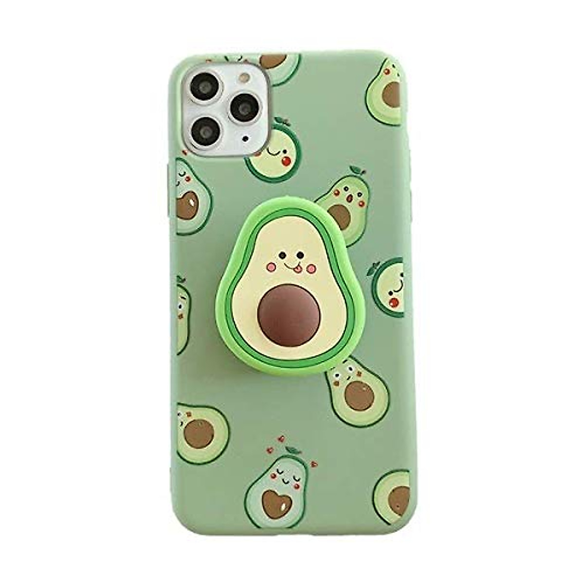 Cute Avocado Squishy 360° Adjustable Phone Holder Stand Compatible with iPhone and Android