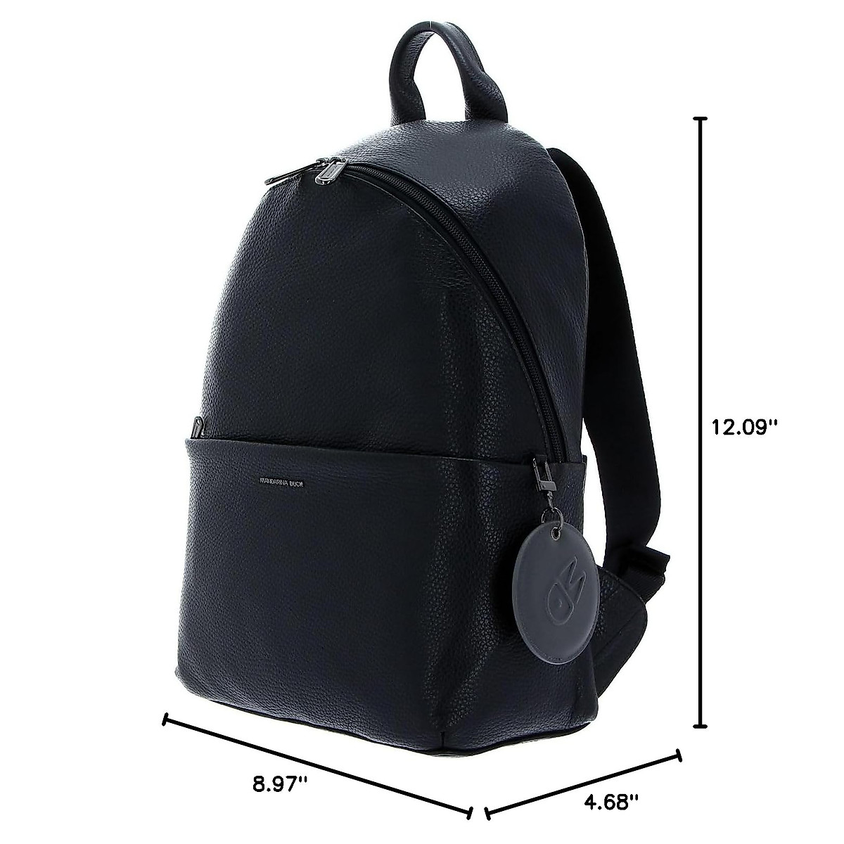 Mandarina Duck Women's Backpack, Nero13, Mellow Leather