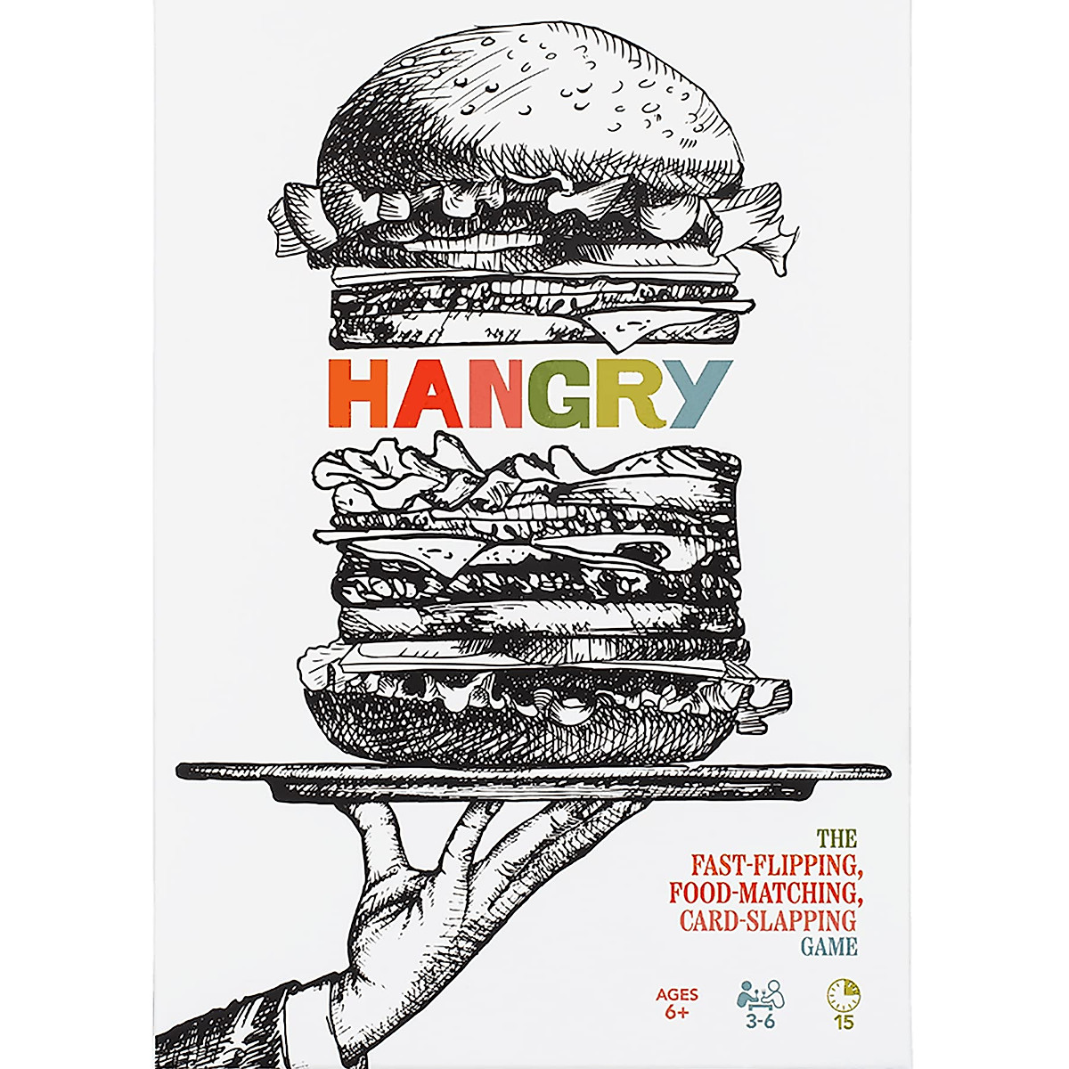 Big G Creative: Hangry - Classic Family Party Game, 2-6 Players, Ages 6+, 15 Minute Gameplay,Multi