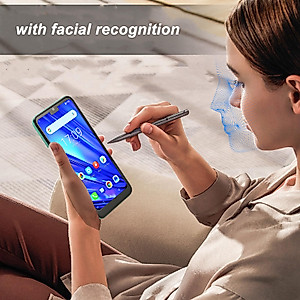 IP14 Pro Smartphone, 6.1in 4GB 32GB ROM Unlocked Smartphone Face Recognition Dual Card Dual Standby Cellphone, Great Gifts for Parents (Green)