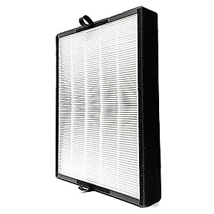 Nispira True HEPA Filter Replacement Compatible with Breathe 45i Flex Air purifier. Compared to Part B4-Fresh FL40-Silver-Carbon B4-Odor, 1 Pack