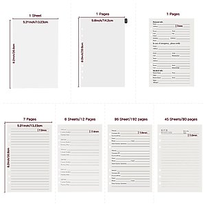 A5 Password Book with Combination Lock & Alphabetical Tabs, 302 Pages Leatherette Hardcover Internet Address & Password Organizer Logbook, Large Print, Refillable, 576 Entries, for Seniors