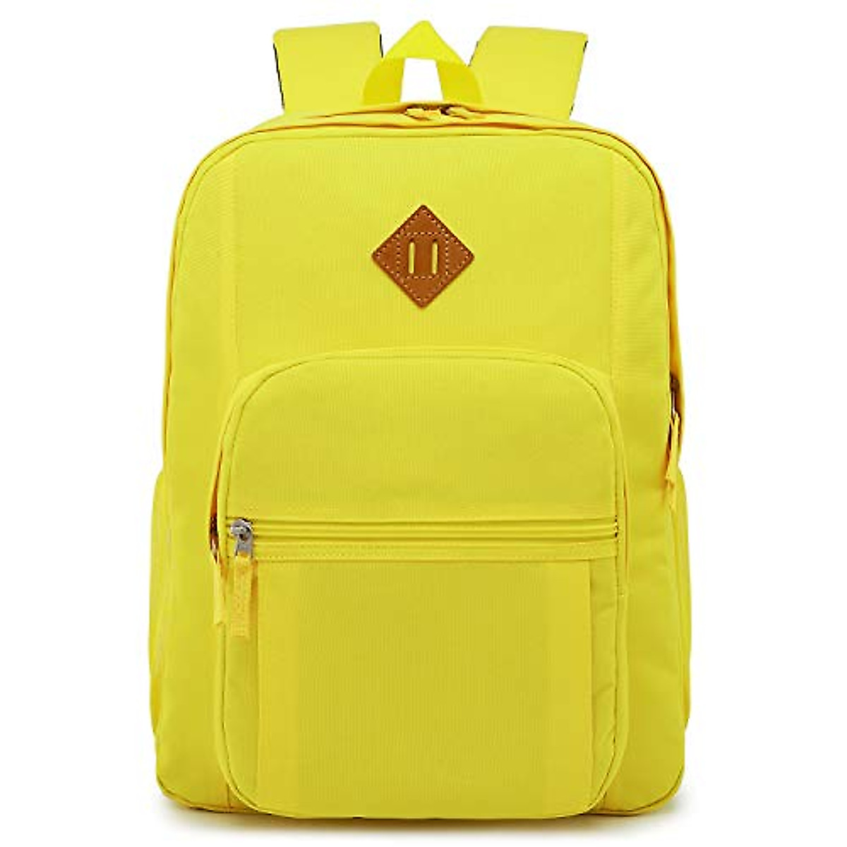 abshoo Classical Basic Womens Travel Backpack For College Men Water Resistant Bookbag (Yellow)