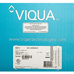 VIQUA D4+ Home Plus Stainless Steel Ultraviolet Water System 12 GPM 3/4 MNPT (650695-R)