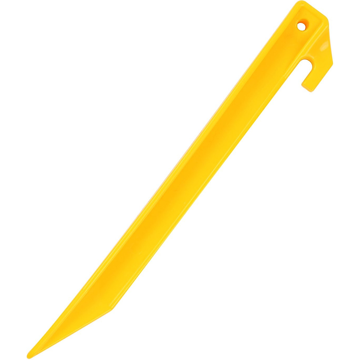 240-Pack Bright Yellow 9" Durable Plastic Tent Pegs Spikes Hook - Heavy Duty Camping Tent Stakes for Secure Tent Setup and Outdoor Adventures