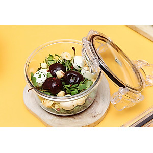 gotman Airtight Food Storage Containers(40.6 oz) 100% Tritan BPA-Free Vegetable Organizer Boxes | Microwave & Freezer Safe Food Containers with Lids | Leak-Proof Lids