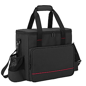 samdew Portable Heater Carry Bag Compatible with Mr. Heater MH9BX, Buddy Propane Heater Carrying Case with Pockets and Handles, Black, Bag Only