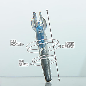 Letszhu 5 PCS Archery Nocks Lighted Nocks .244 inch/6.20mm Inner Diameter for Target Shooting Hunting