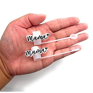 Cute Stanley cup straw cover, mama straw topper for Stanley cup, silicone straw cover cap for Stanley 40oz tumbler, Reusable straw protector, straw cover cap for Stanley cup, Stanley cup accessories