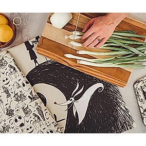 Disney The Nightmare Before Christmas Black and White Kitchen Hand Towel Set | Quick-Dry Wash Cloth, Highly Absorbent Dish Towel