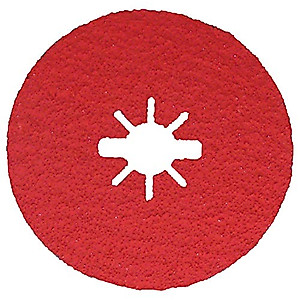 Bosch Professional 2608619184 Fibre Sanding Discs Best for Metal/Inox/X-Lock / R780 / Diameter 125 mm/Grain Size 36 / Bore Diameter 22.23 mm