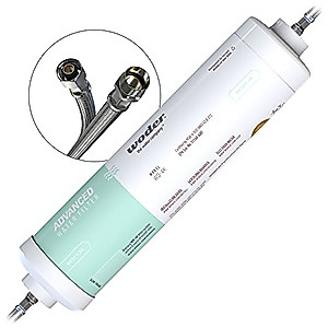 Woder WD-4K-ADV-DC High Capacity USA Under Sink Water Filter w Direct Connect Fittings to Main Water Faucet - WQA Certified 4,000G. Removes Chlorine, Lead, Heavy Metals, Contaminants. Keeps Minerals.