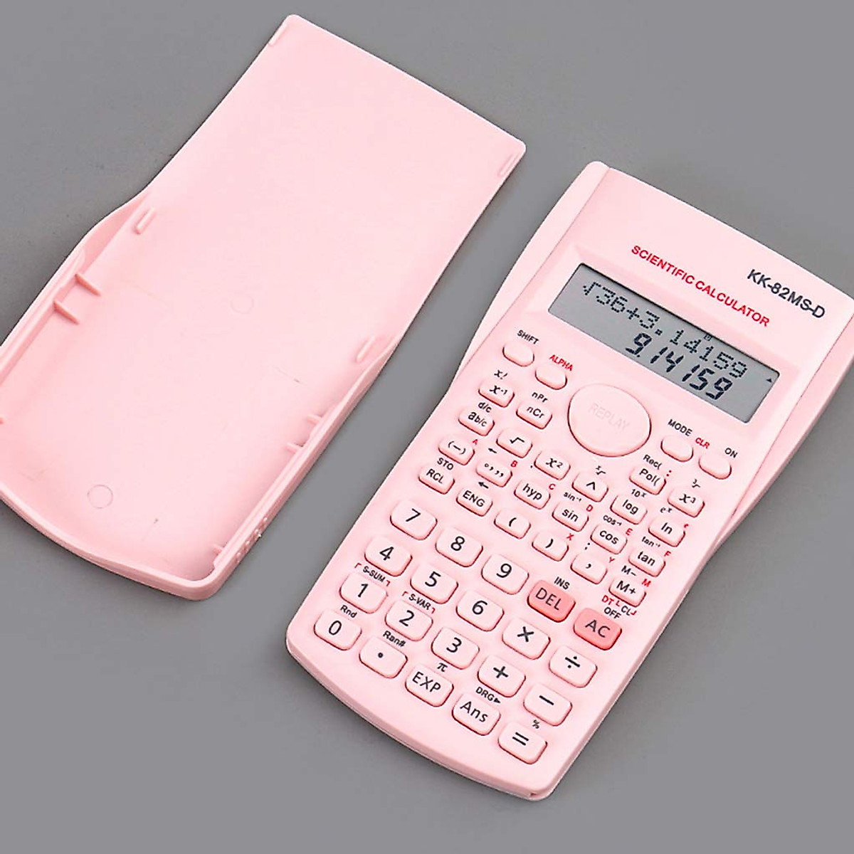 Dft Engineering Scientific Calculator, Suitable for School and Business Study Accessoires Supplies Calculator Scientific Citizen, Pink