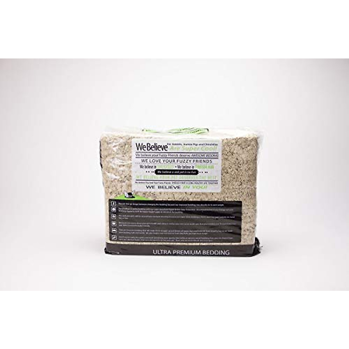 Rabbit Hole Hay Ultra Premium, Food Grade Bedding for Your Small Pet Rabbit, Chinchilla, or Guinea Pig Natural (2.0cuft)