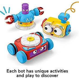 Fisher-Price Baby Toddler & Preschool Toy 4-In-1 Learning Bot With Music Lights & Smart Stages Content For Ages 6+ Months