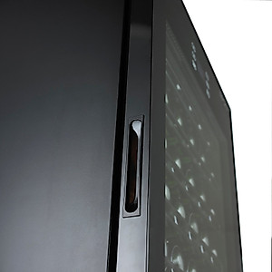 Wine Enthusiast Classic 165 Bottle Wine Refrigerator - Freestanding Touchscreen Wine Cooler, Black