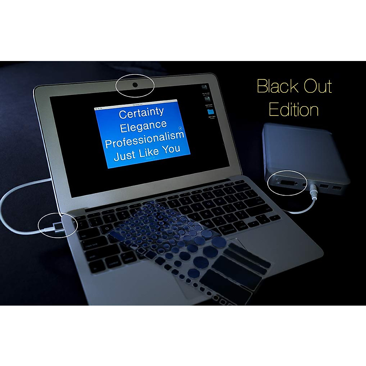 LightDims Black Out Edition - Light Blocking LED Covers/Light Dimming Sheets for Routers, Electronics and Appliances and More. Blocks 100% of Light, in Minimal Packaging.