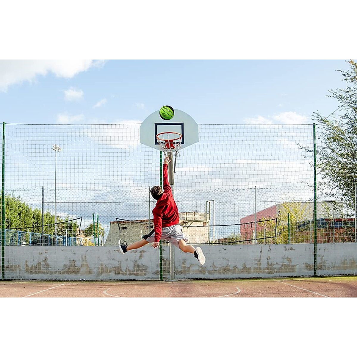 FAKOFIS Kids Basketball Size 3(22"),Youth Basketballs Size 5(27.5") for Play Games Indoor Backyard,Outdoor Park,Beach & Pool