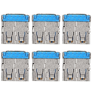 5Pcs for PS5 USB Charging Port, Replacement Game Handle USB Charging Socket Port Repair Parts for PS5