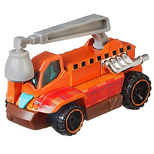 Disney Hot Wheels Character Cars Set - Bundle with 3 Hot Wheels Toy Cars Featuring Captain Hook, Wreck-It Ralph, and Jack Jack Plus Jake and The Neverland Pirates Stickers (Hot Wheels Toys)