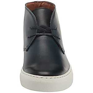 Ted Baker Men's CLARECB Burnished Leather Boot Chukka, Navy, 12