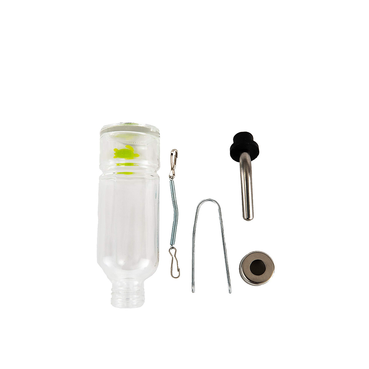 Lixit Chew Proof Flat Sided Water Bottles for Rabbits, Ferrets, Rats, Birds, Hamsters, Guinea Pigs, Chinchillas Gerbils and Other Small Animals (6oz)