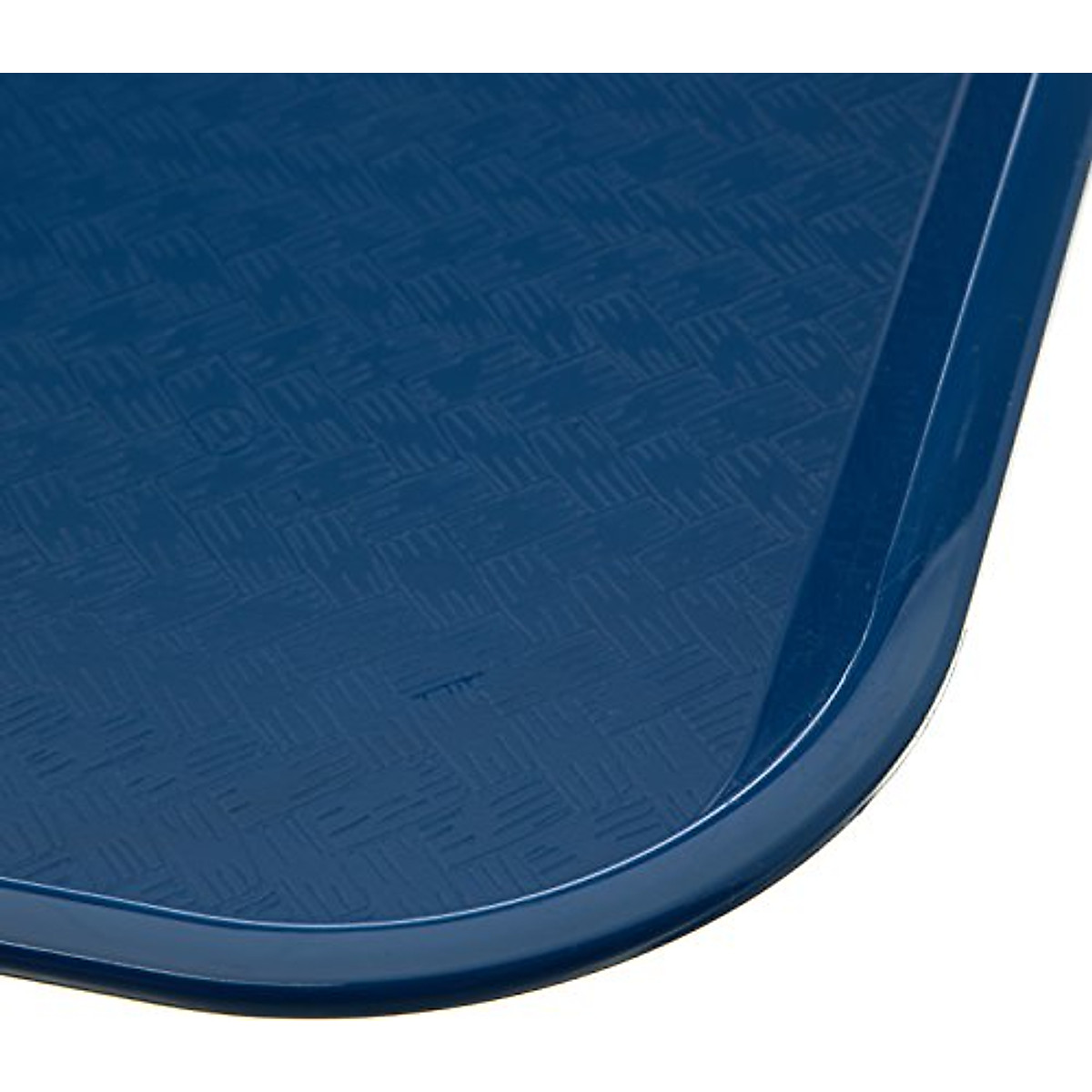 Carlisle FoodService Products Cafe Plastic Fast Food Tray, 14" x 18", Blue, (Pack of 12)