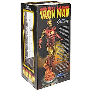 Diamond Select Toys Marvel Gallery Classic Iron Man PVC Figure Statue, Gold