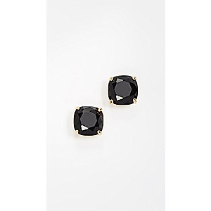 kate spade new york "Essentials" Jet Small Square Studs