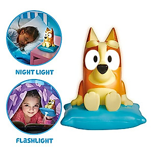 Bluey - Bingo 2 in 1 Bedtime Night Light and Handy Flashlight - LED Night Light with Auto-Off Timer