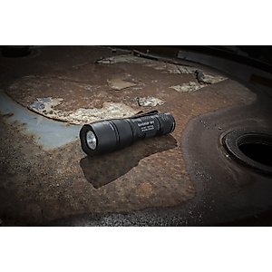 SureFire E1B-MV Backup Flashlights with Dual Output LED with MaxVision Beam Technology, Black