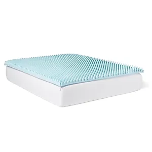 Slumber Solutions Gel Highloft 3-inch Memory Foam Mattress Topper Queen