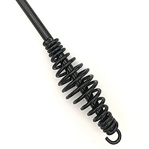 Welding Chipping Hammer with Coil Spring Handle,10.5",Cone and Vertical Chisel/ 10" Wire Brush(Yellow), VASTOOLS Chipping Hammer