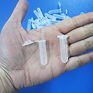 PUPUZAO Newly Hatched Brine Shrimp Storage Tubes 2ml (40 Pack) with Collecting Droppers