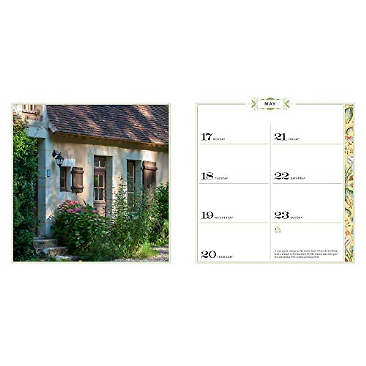 French Country Diary 2021 Engagement Calendar