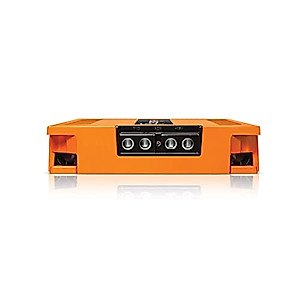 Electra 1-Ch. Vehicle Audio Bass Amp - 8800WRMS D Class High-Powered Mono Bass Amp w/Subsonic & Low Pass Filters Stable @ 1 Ohm, LED Indicators, Sound Specialization, Orange - BANDA 8K81OHMORANGE