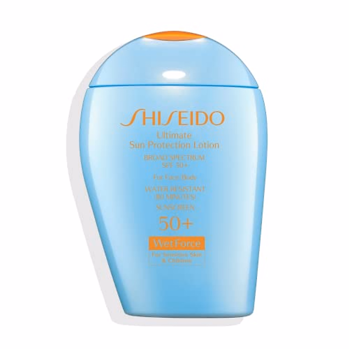Shiseido Ultimate Sun Protection Lotion - 100 mL - Broad-Spectrum SPF 50+ Mineral Sunscreen for Face & Body - For Sensitive Skin & Children - All Skin Types