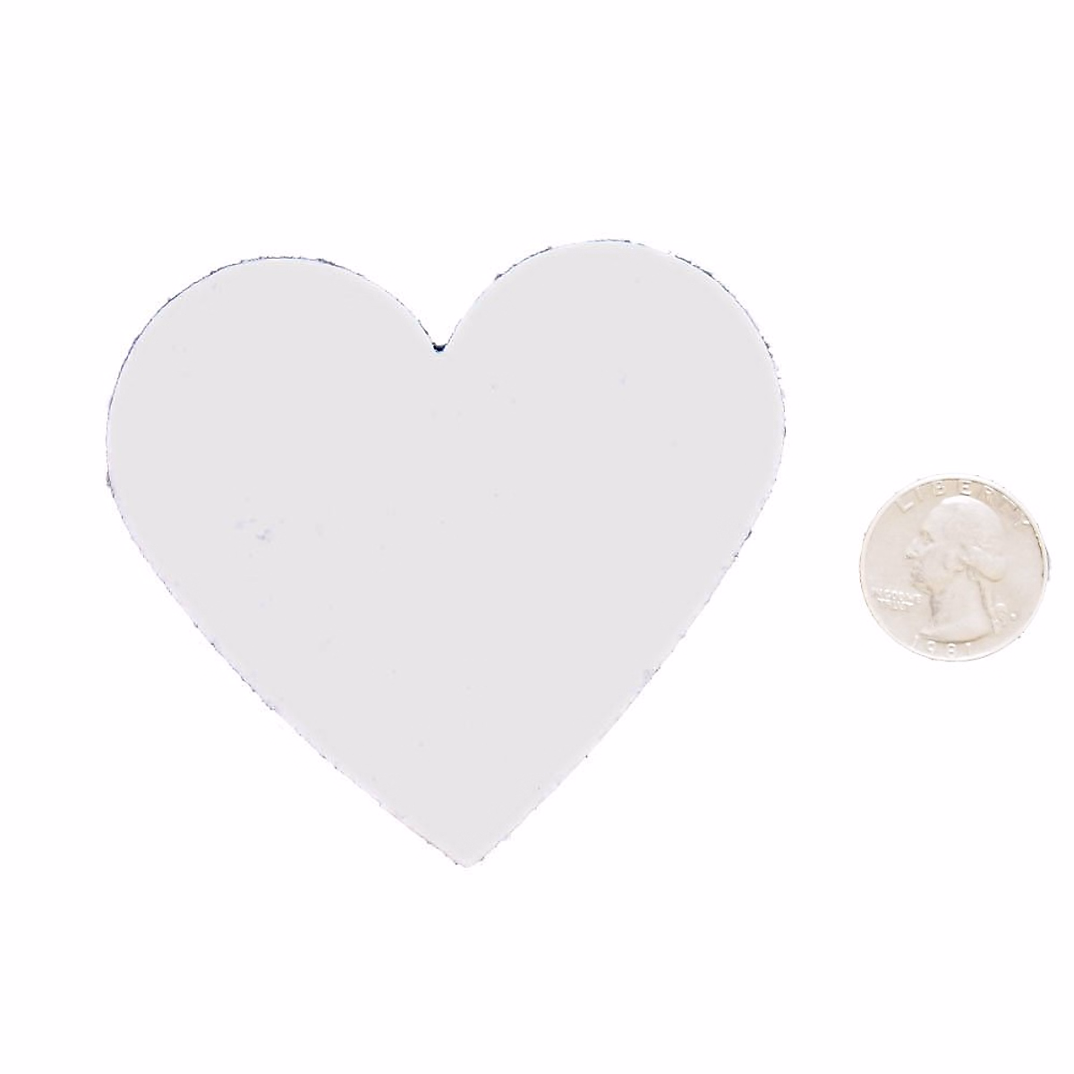 Playfully Ever After 3 Inch 28pc Felt Hearts (White)