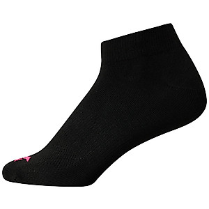 Avia Women's Quarter Socks - 10 Pack Cushioned Athletic Ankle Socks for Women - Women's Moisture Wicking Sports Socks (4-12), Size 4-9, Pure Black