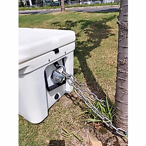 PortPlugs Maccann&Essin Fits yeti mid to Large Sized Yeti/Rtic Coolers Ice Chest Lock Tie Down Locking Coolers Accessories