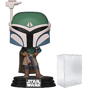 POP Star Wars: The Mandalorian - Covert Mandalorian Funko Pop Vinyl Figure (Bundled with Compatible Pop Box Protector Case), Multicolored, 3.75 inches