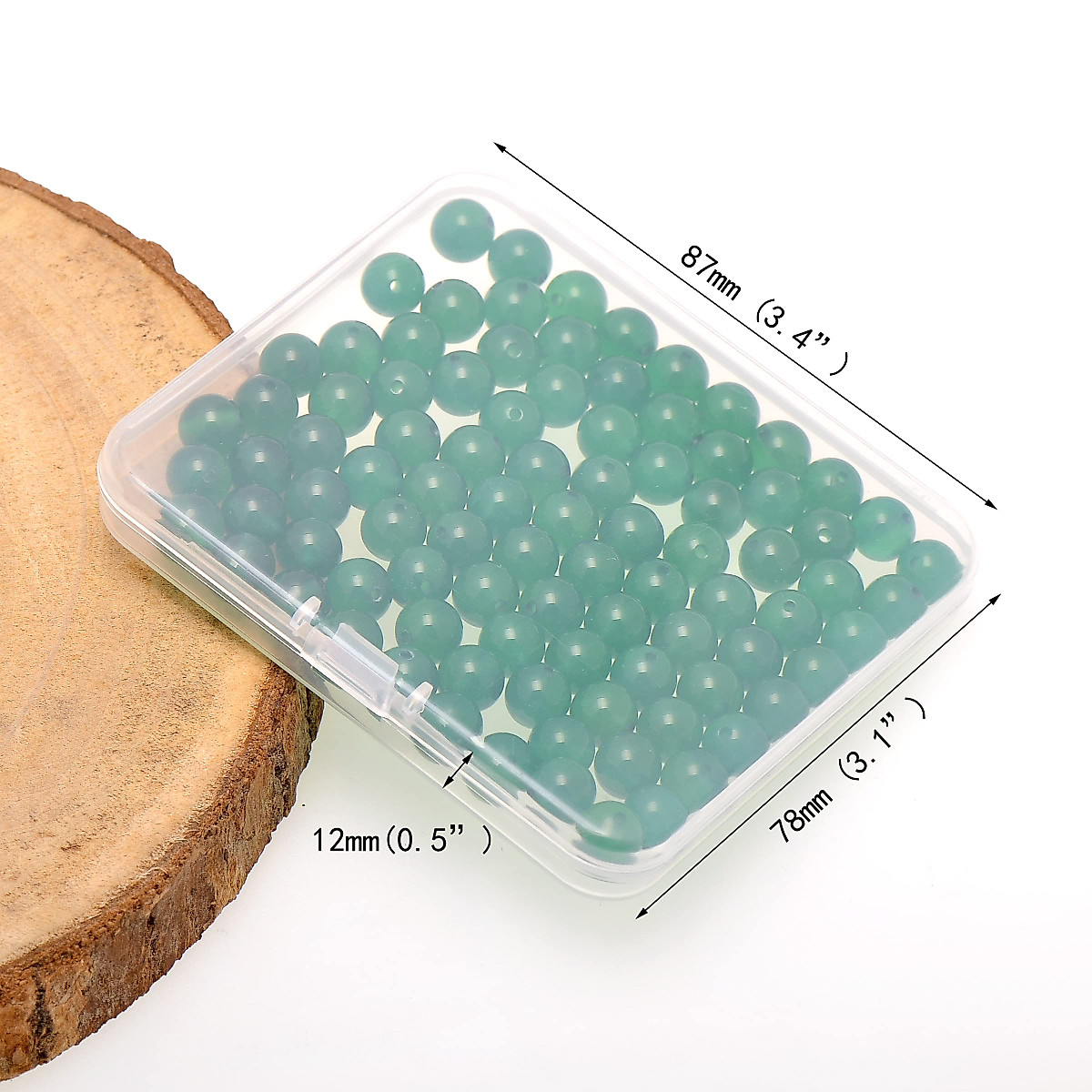 Paialco 6 PCS Pack Small Storage Boxes Flat Rectangle Plastic Box Containers